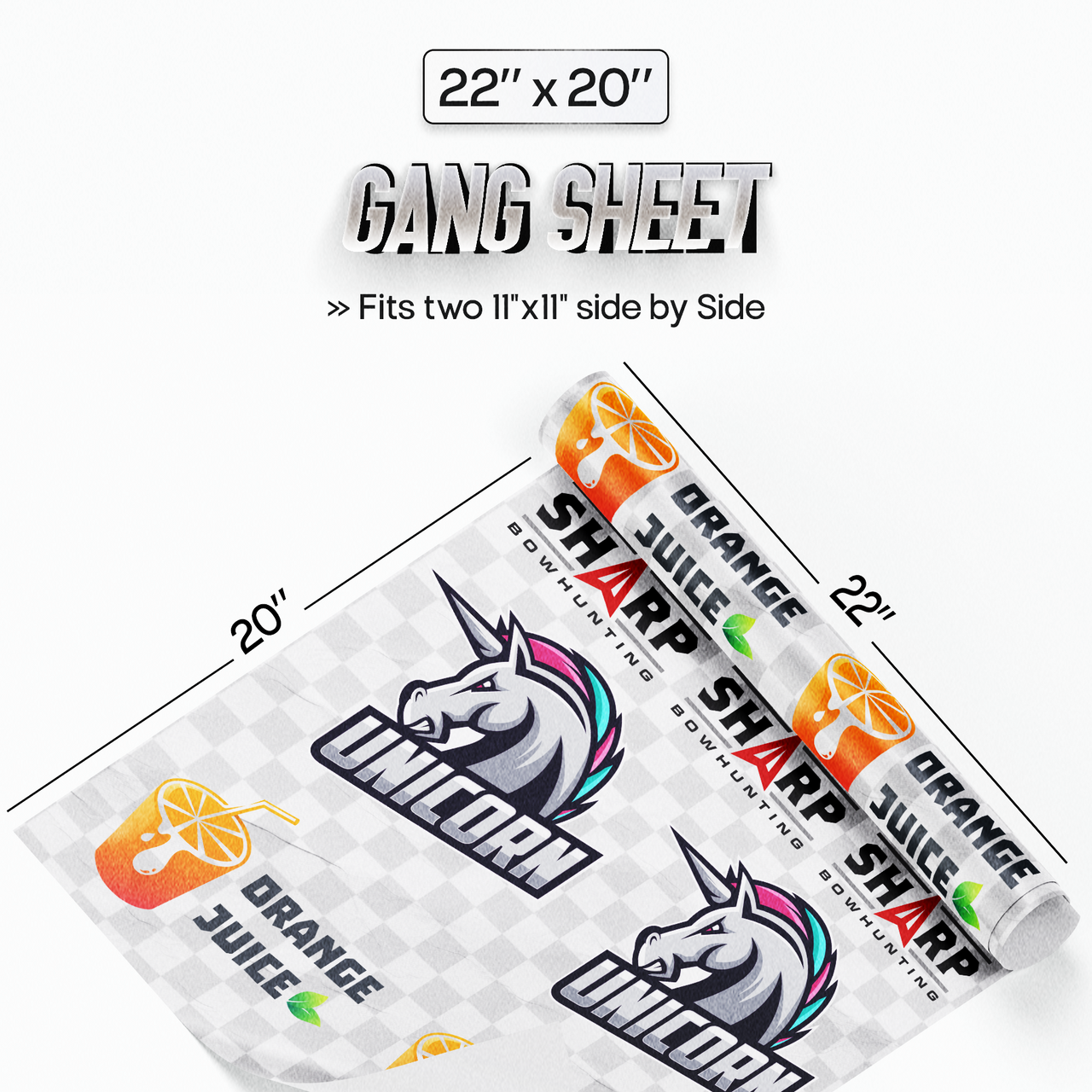 DTF Heat Transfers - Upload Your DTF Sheet – Falcon Transfers