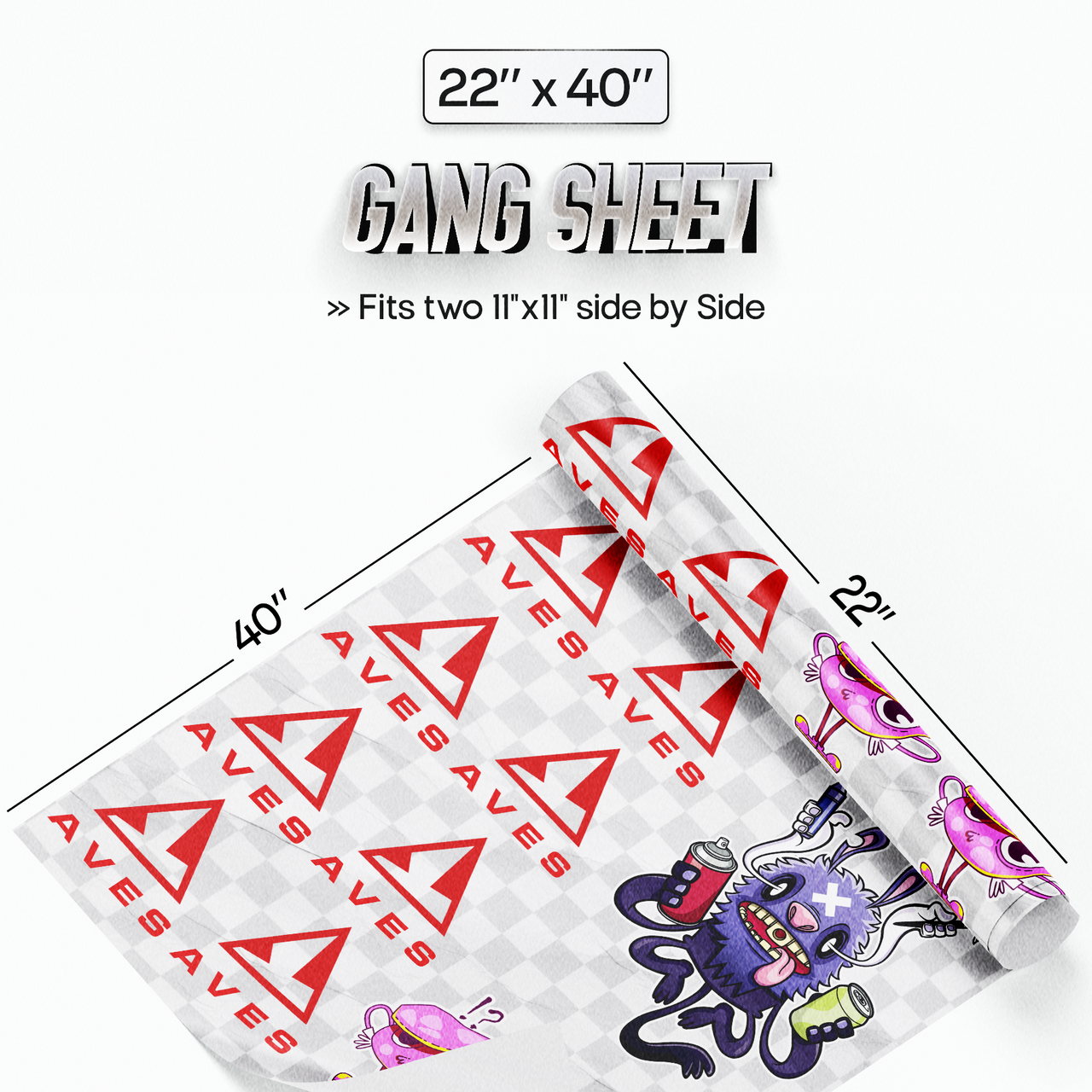 DTF Heat Transfers - Upload Your DTF Sheet – Falcon Transfers