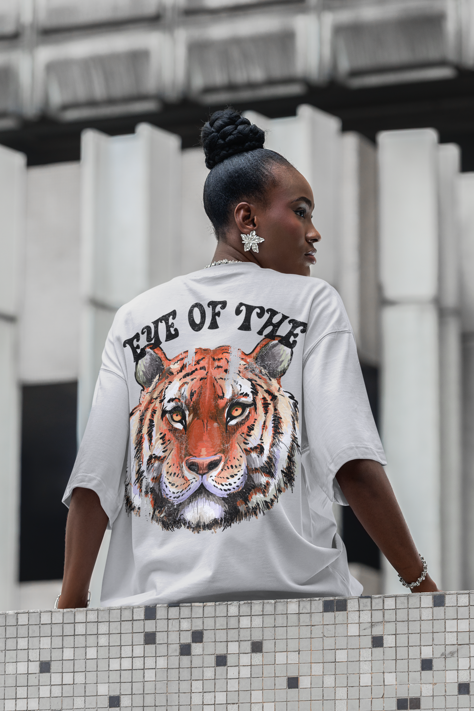 🐅🔥 Majestic Tiger Illustration – Power & Focus | DTF Transfer FT958 ...