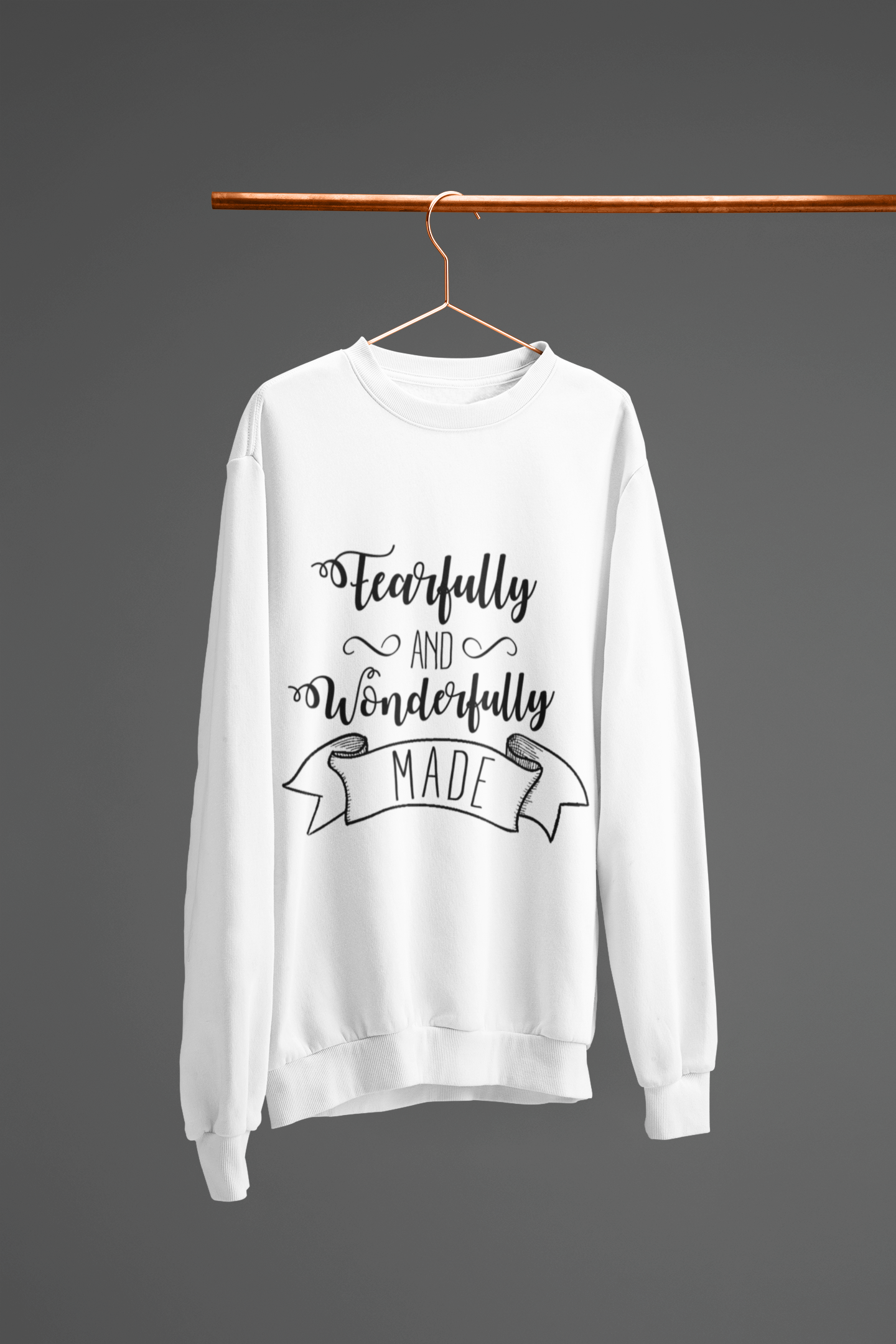 🖤 FEARFULLY AND WONDERFULLY MADE – Black Faith DTF Transfer FT918 ...