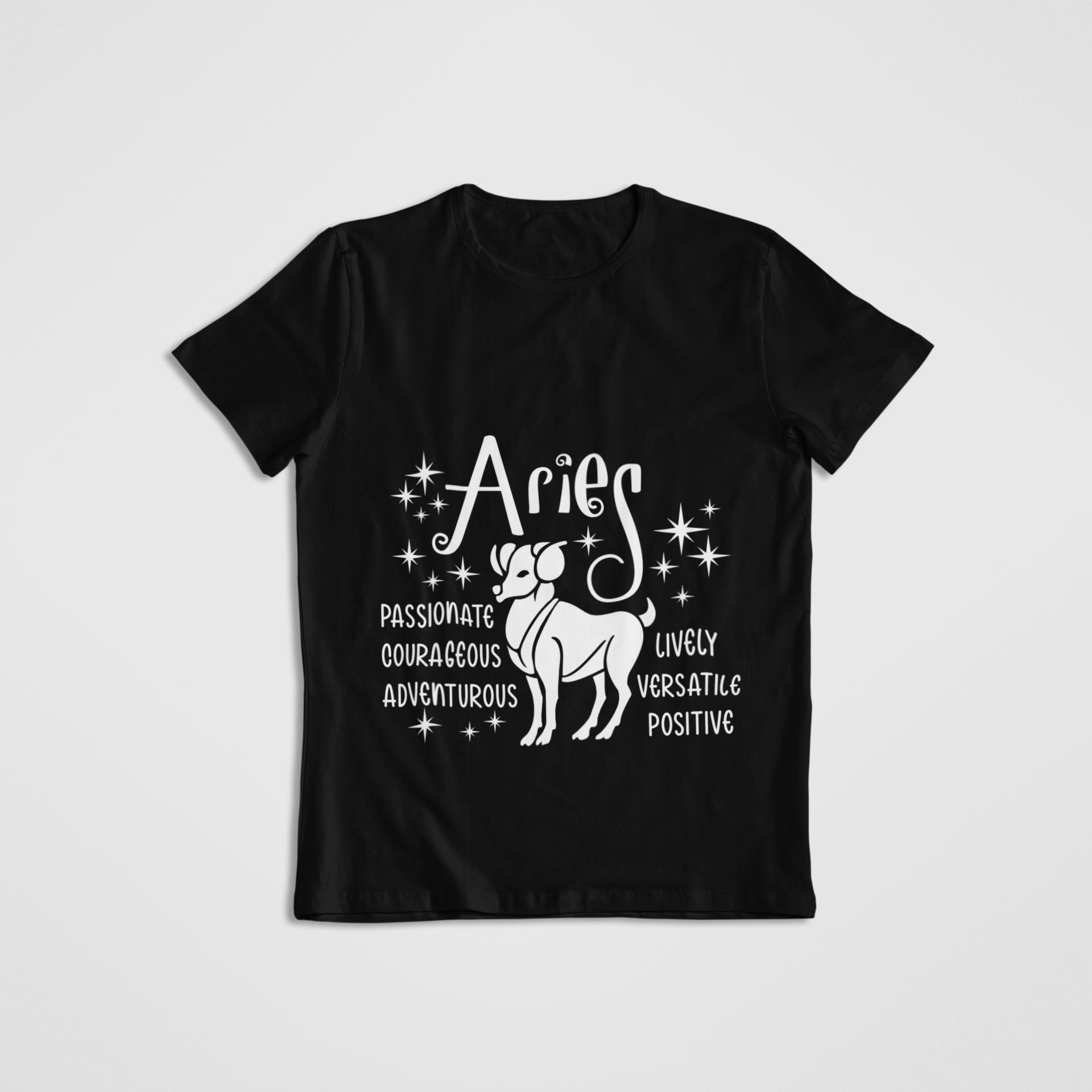♈ Aries – Zodiac Power | Bold Astrology DTF Transfer FT828 – Falcon ...