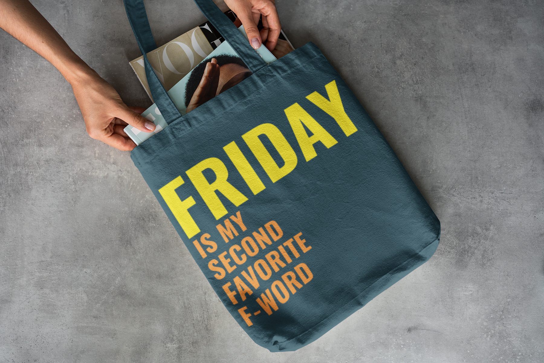 🖤 FRIDAY Is My Second Favorite F-Word | Bold Humor DTF Transfer FT838 ...