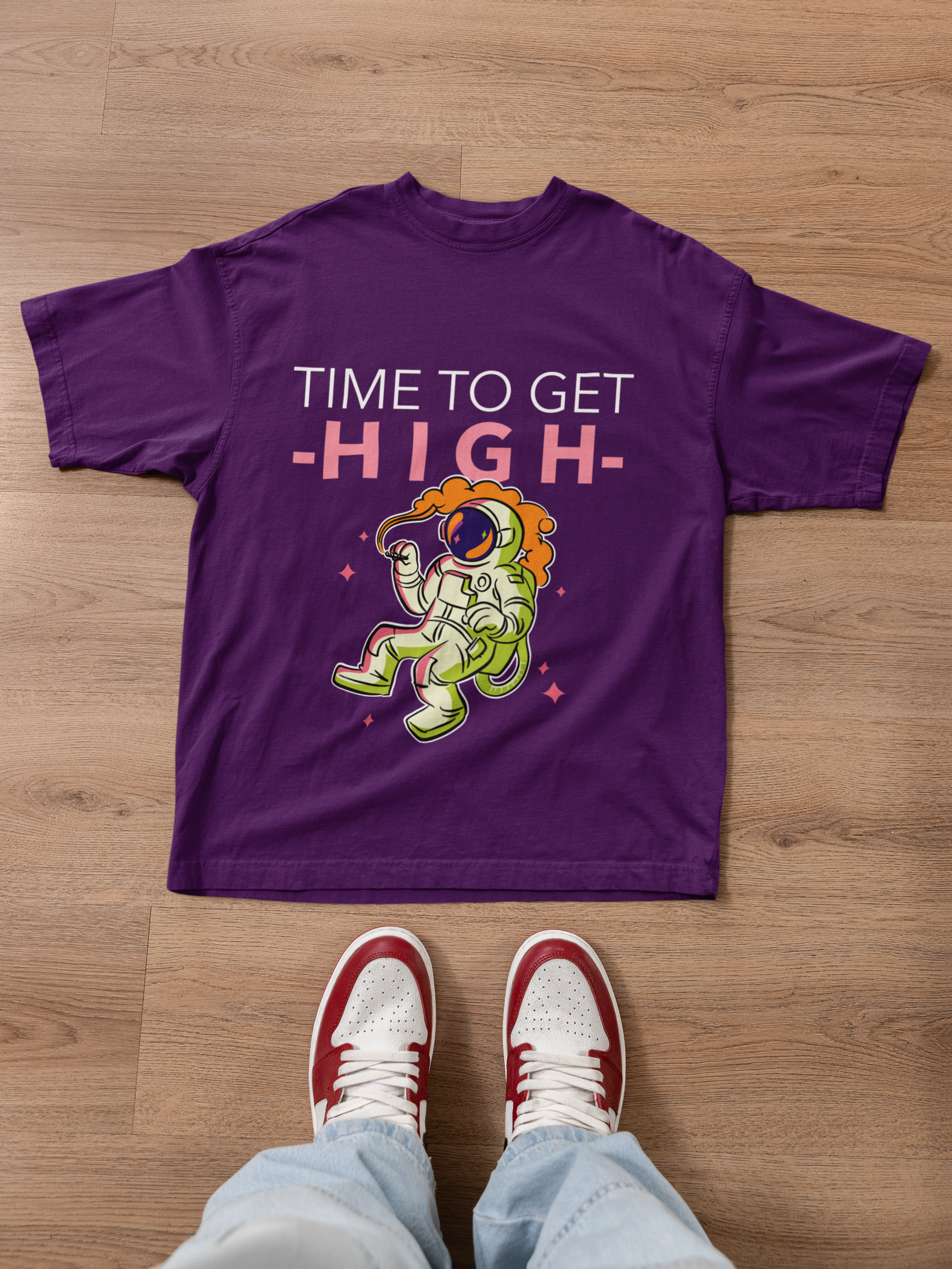 🚀 Time to Get HIGH – Astronaut DTF Transfer FT835 – Falcon Transfers