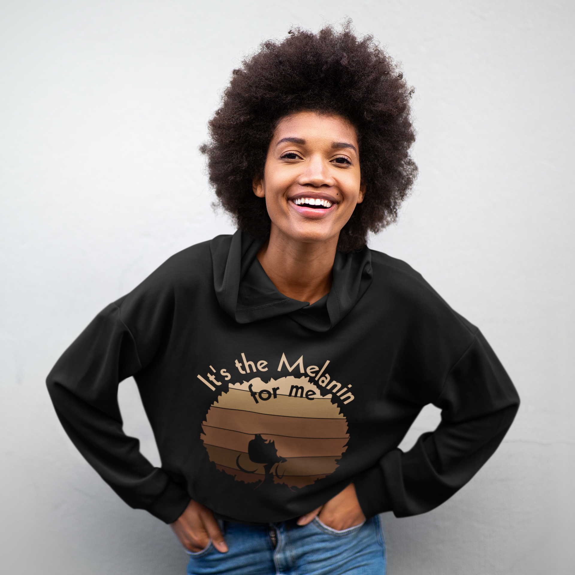 🖤 It’s the Melanin for Me | Minimal Silhouette DTF Transfer FT732 ...