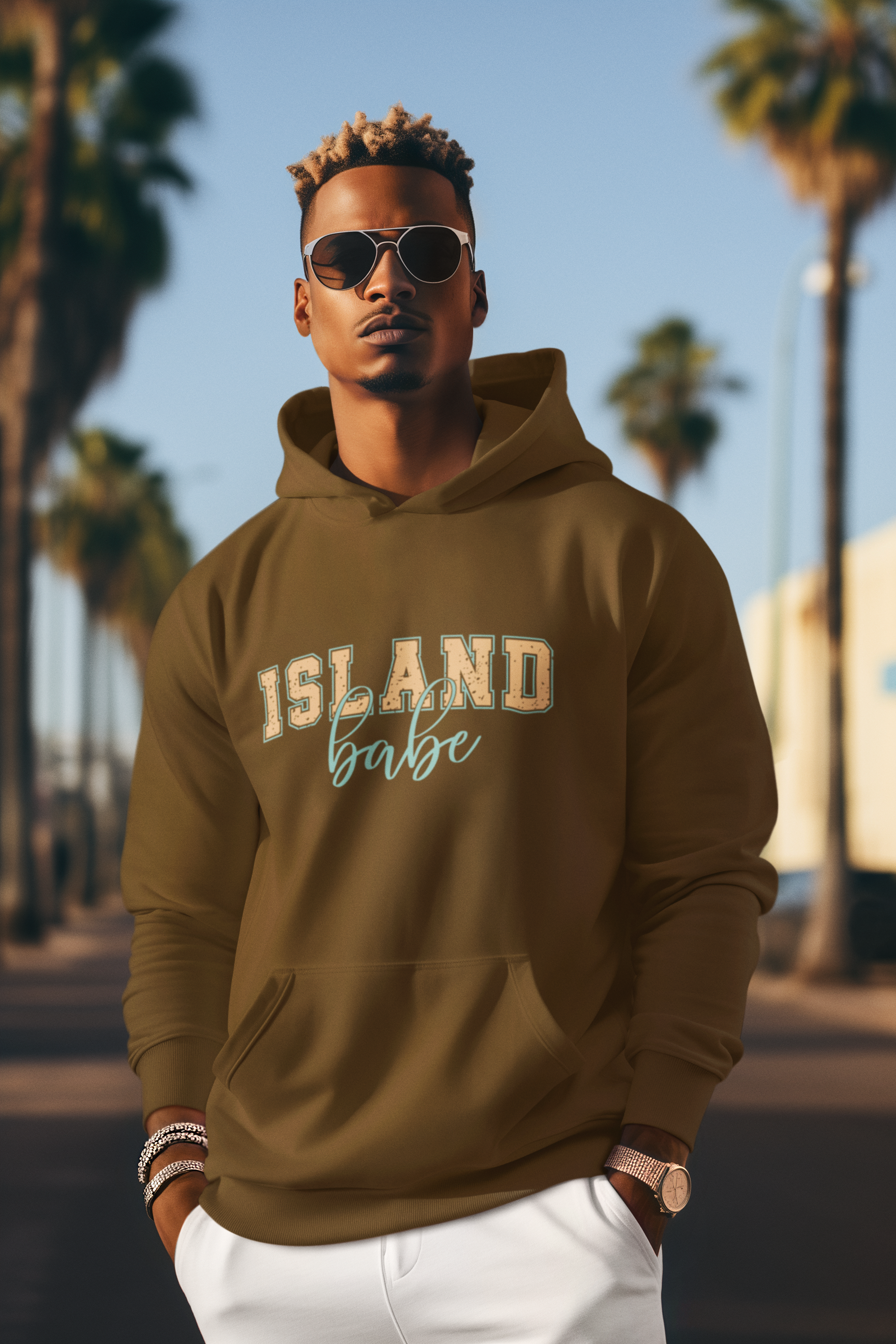 🌴🌺 Island Babe Colourful Design DTF Transfer FT270 – Falcon Transfers