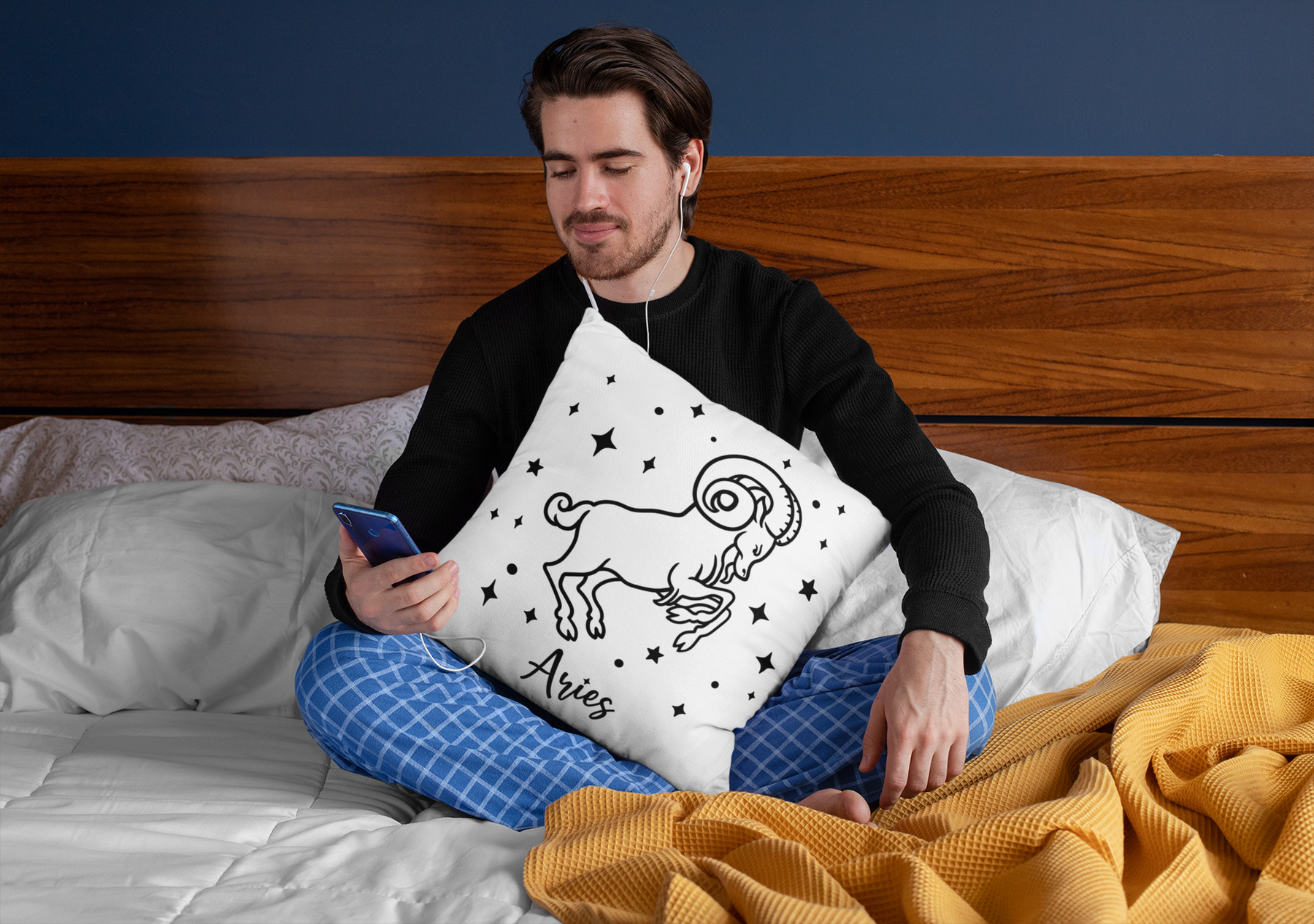 ♈🔥 Aries Zodiac – Unstoppable Fire Black DTF Transfer FT912 – Falcon ...